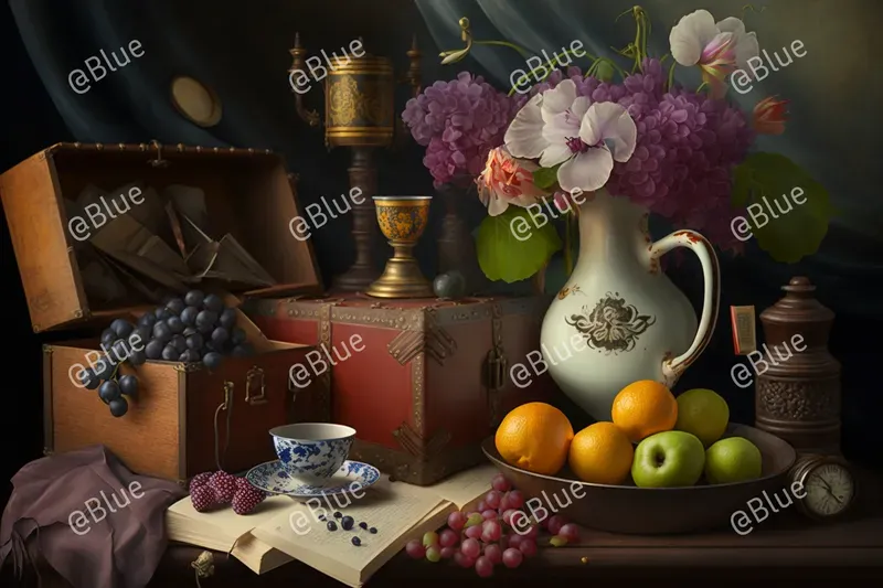 Still Life Compositions Midjourney Prompt | PromptBase