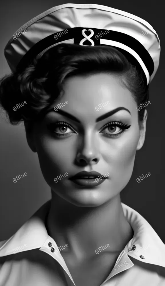 Vintage Bw Pin-up Beauties Midjourney Prompt | PromptBase