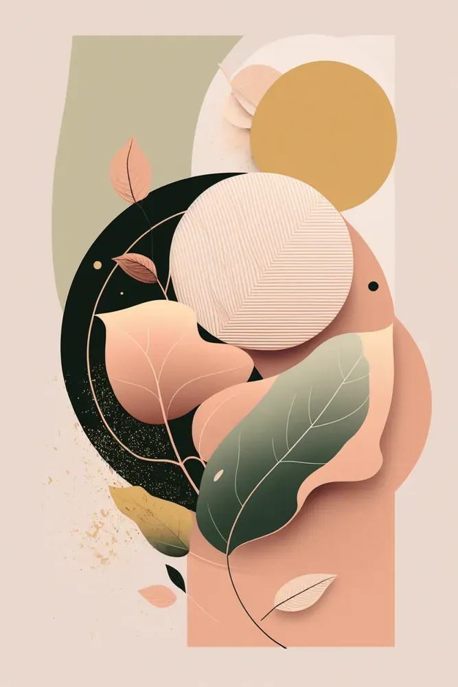 Soft Abstract Collage Posters Midjourney Prompt | PromptBase