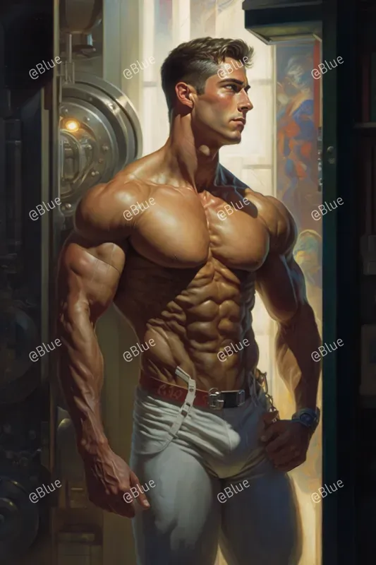 Handsome Muscle Men Midjourney Prompt | PromptBase