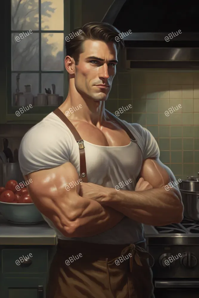 Handsome Muscle Men Midjourney Prompt | PromptBase