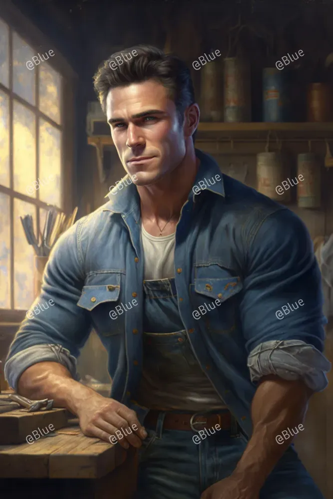 Handsome Muscle Men Midjourney Prompt | PromptBase