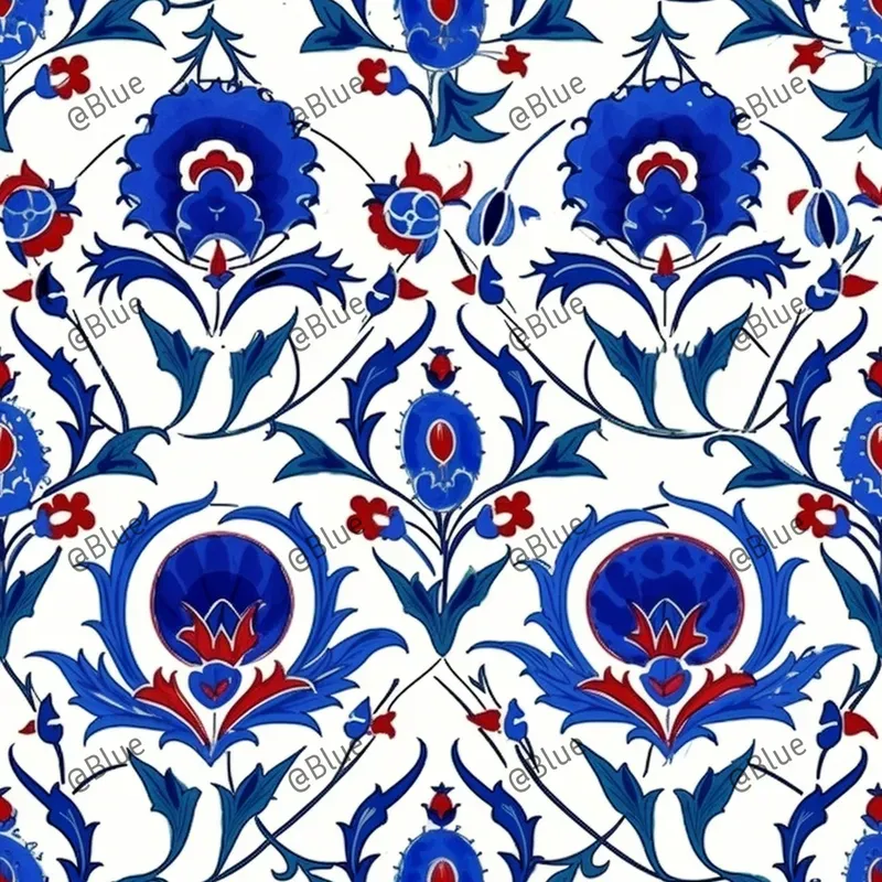 Seamless Traditional Arabesque Patterns Midjourney Prompt | PromptBase
