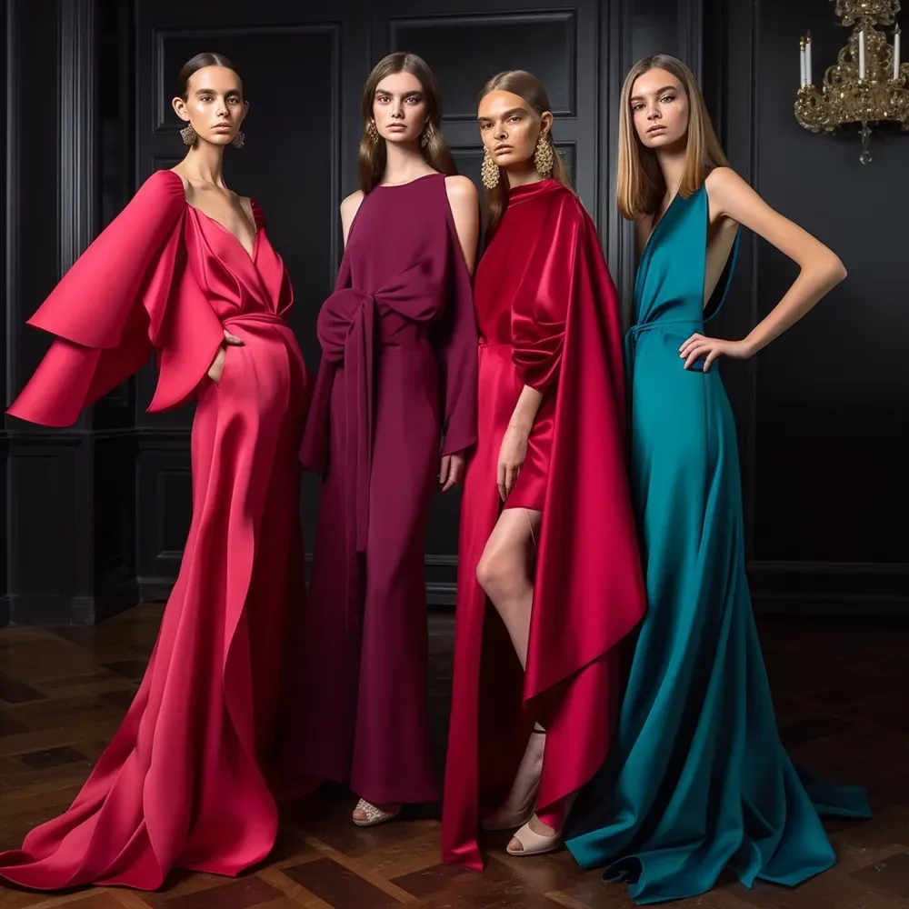 Stunning Dresses Fashion Photoshoots Midjourney Prompt | PromptBase