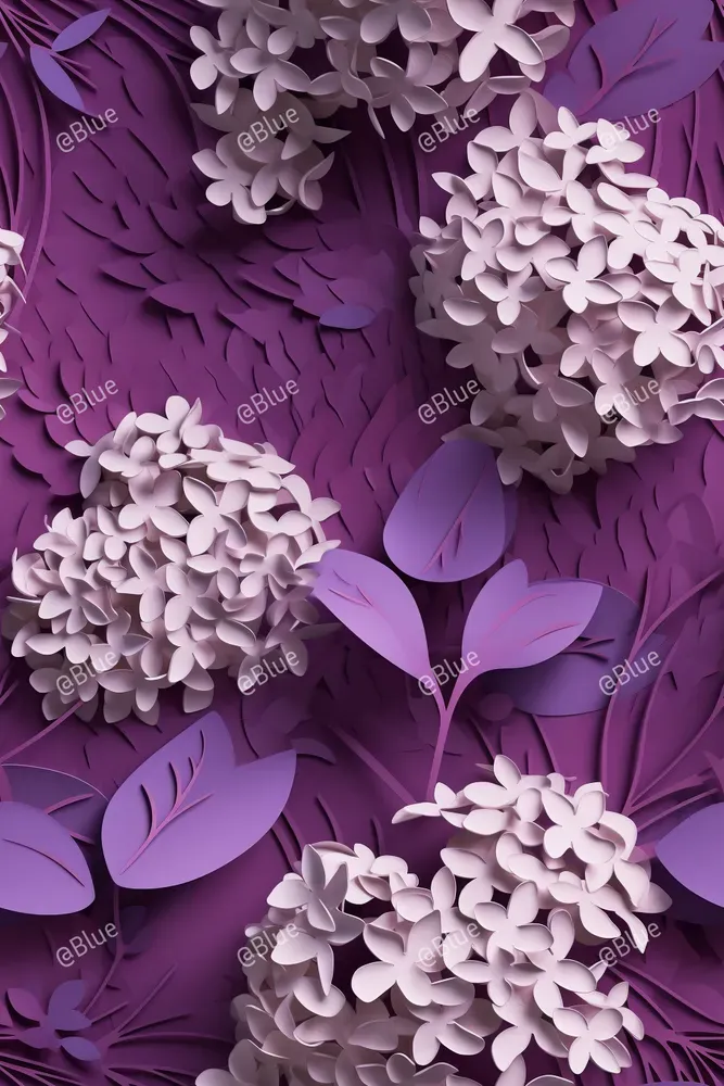 Seamless 3D Floral Patterns Midjourney Prompt | PromptBase