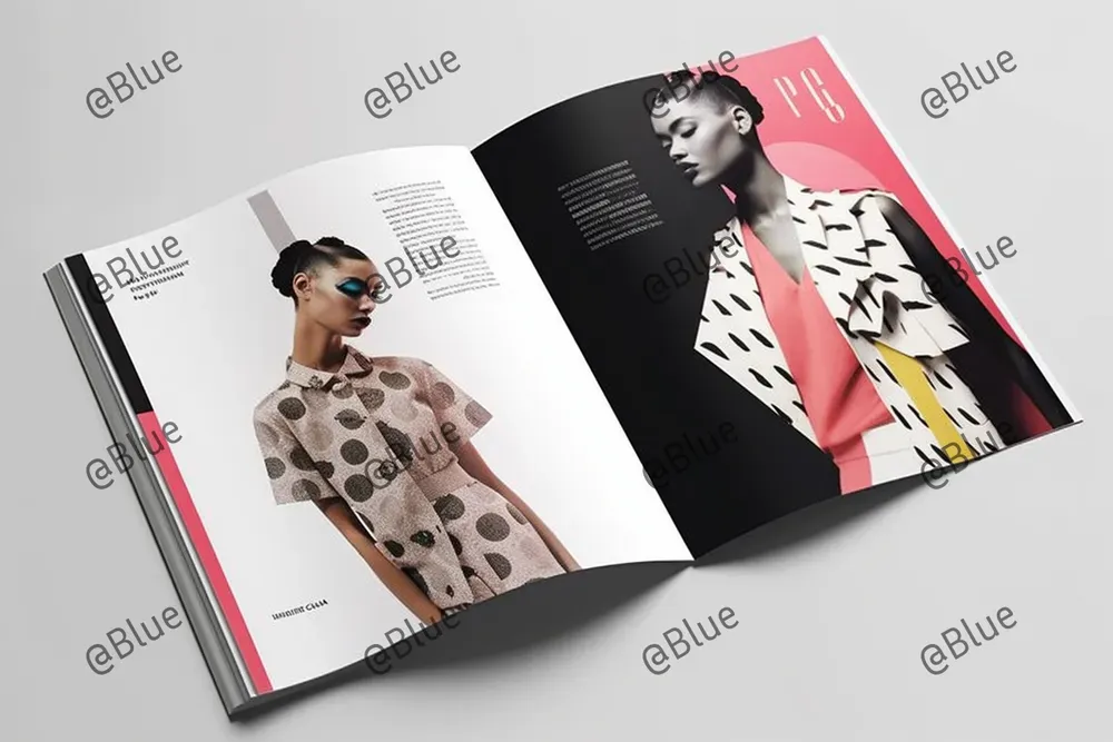 Fashion Magazine Spread Design
