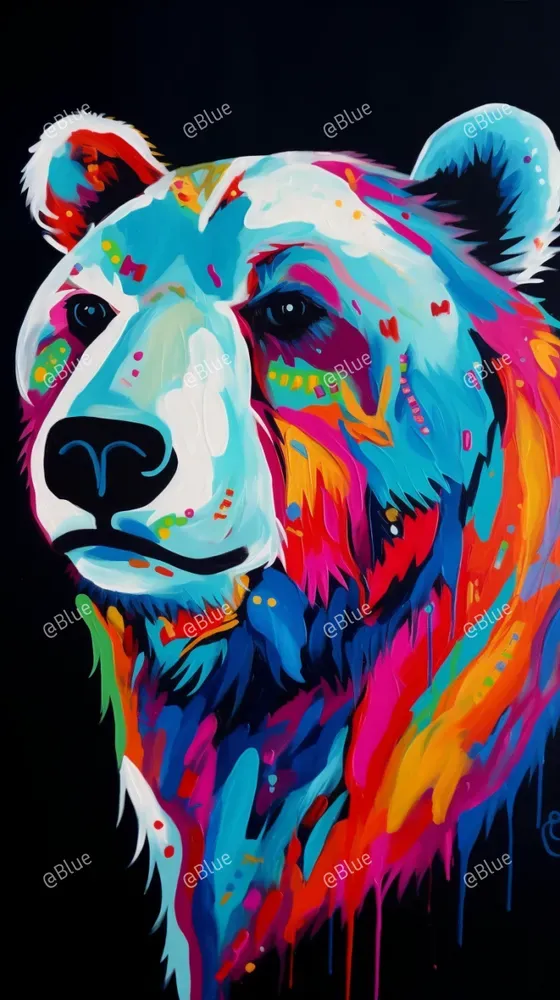 Colorful Animals Art Prints Midjourney Prompt | PromptBase
