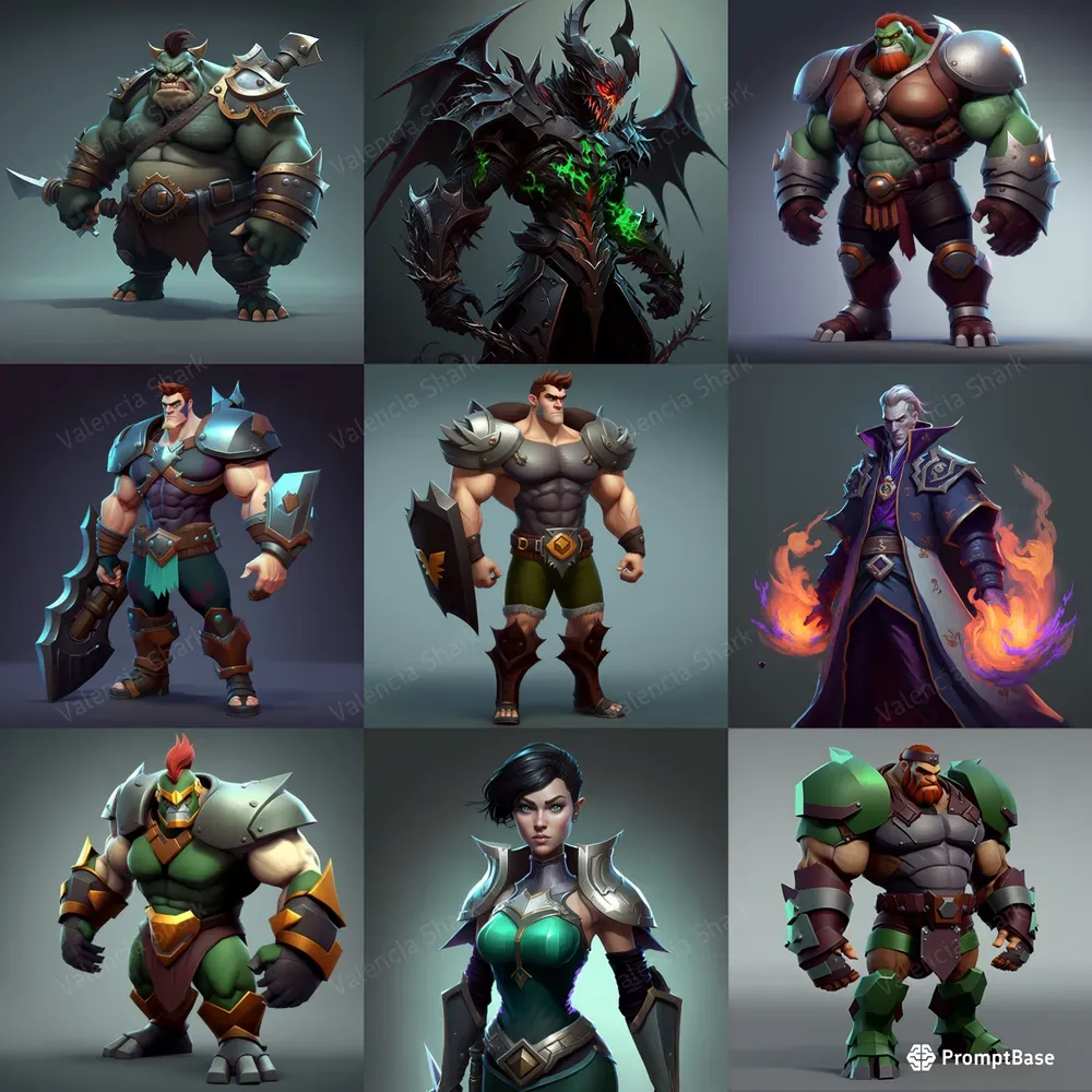 Realistic Video Game Characters Midjourney Prompt | PromptBase