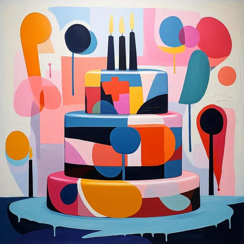 Abstract Block Art Midjourney Prompt | PromptBase