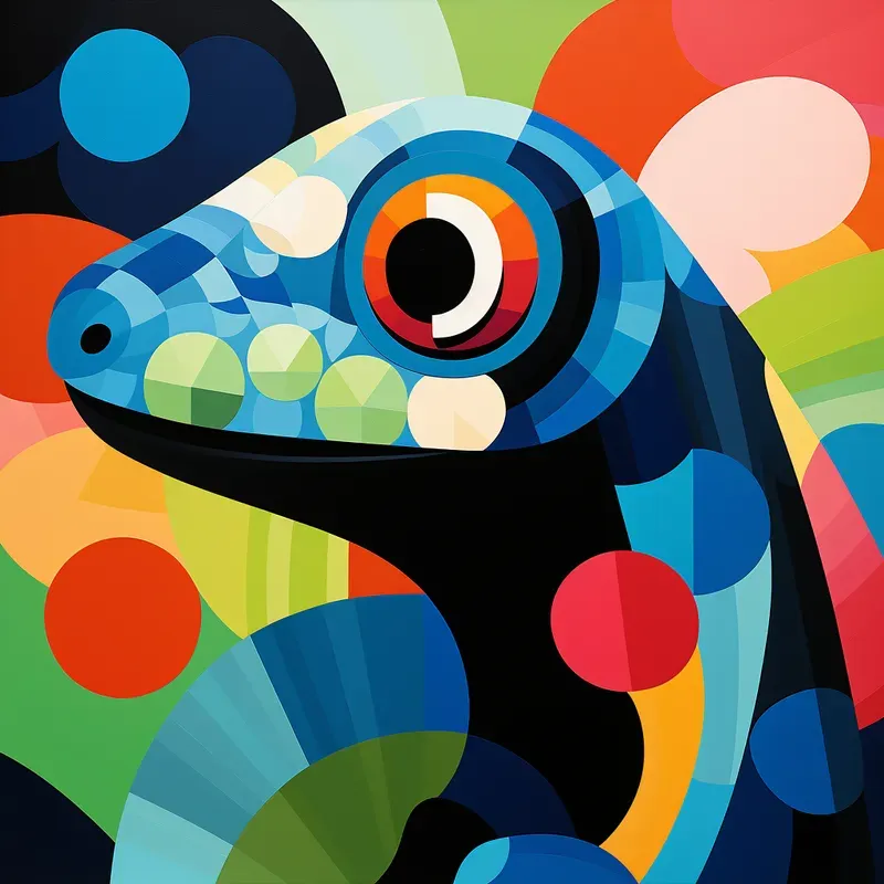 Abstract Block Art Midjourney Prompt | PromptBase