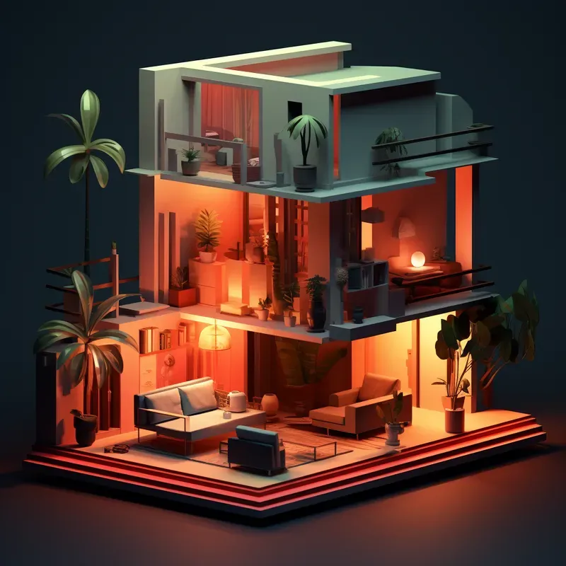 Low Poly Cityscapes Midjourney Prompt | PromptBase