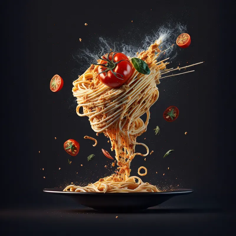 Epic Food Explosions Midjourney Prompt | PromptBase