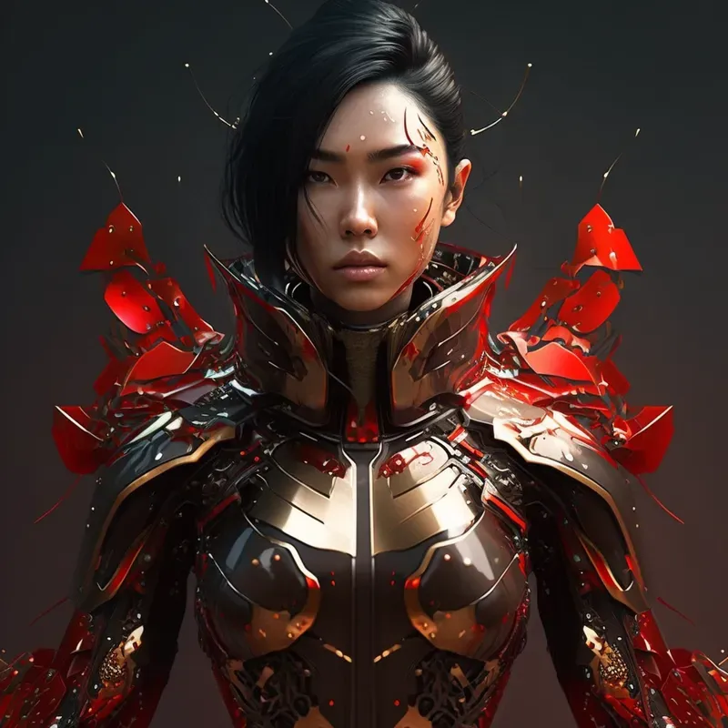 Women Cyborg Warriors Midjourney Prompt | PromptBase