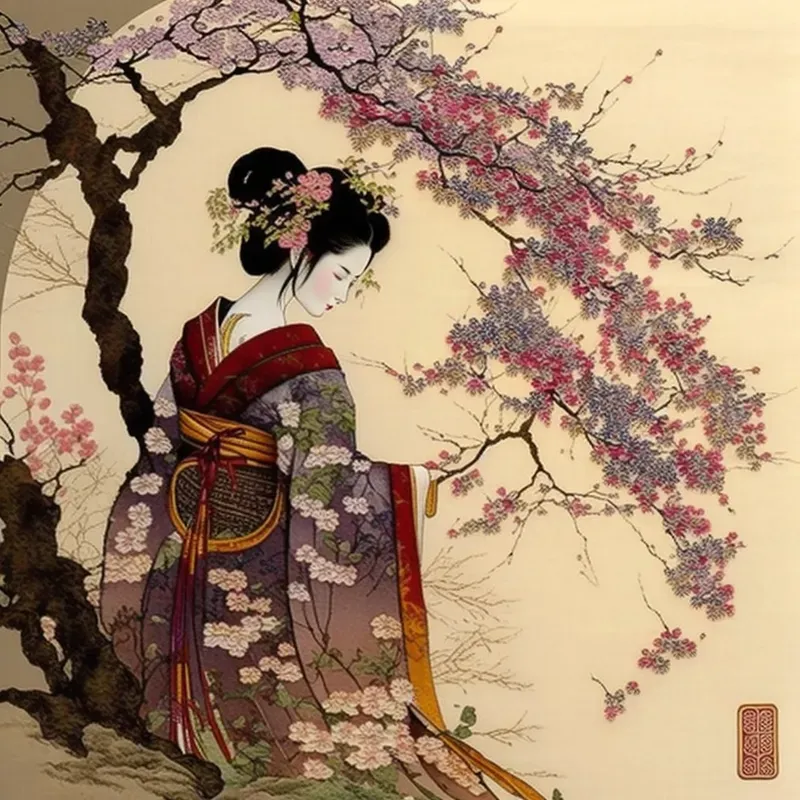 Traditional Japanese Art Illustrations Midjourney Prompt | PromptBase