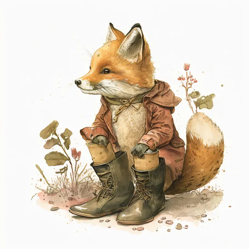 Children Book Fable Animal Characters Midjourney Prompt | PromptBase