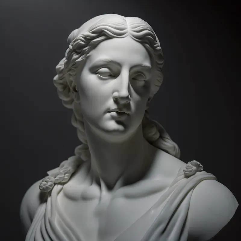 Greek Marble Realistic Statues Midjourney Prompt | PromptBase