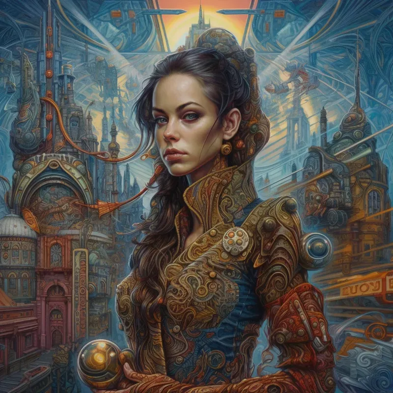 Surreal Portraits Of Female Characters Midjourney Prompt | PromptBase