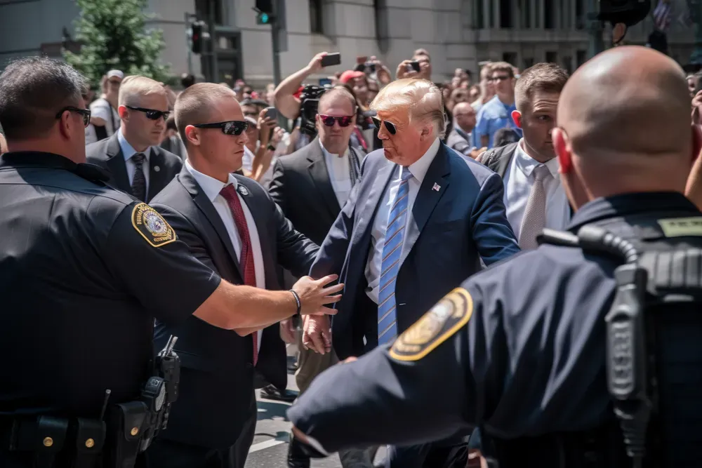 Famous People Getting Arrested Midjourney Prompt | PromptBase