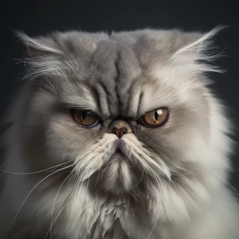 Funny Meme Cats With Facial Expressions Midjourney Prompt | PromptBase