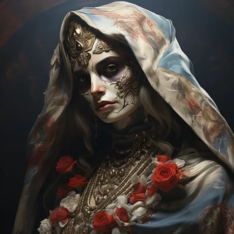 Grotesque Italian Theatre Characters Midjourney Prompt | PromptBase