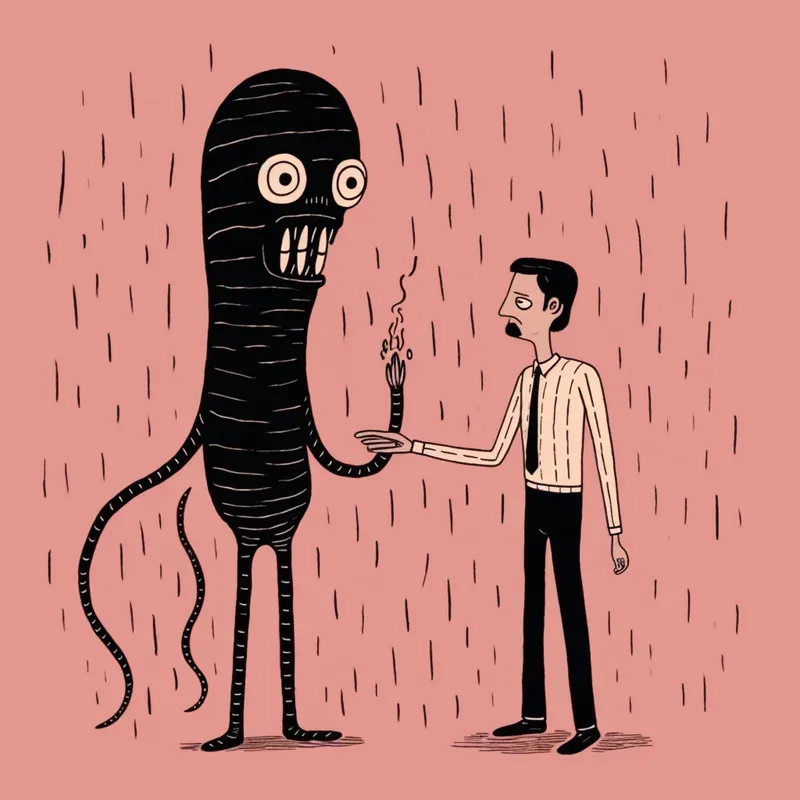 Supercute Whimsical Horror Illustrations Midjourney Prompt | PromptBase