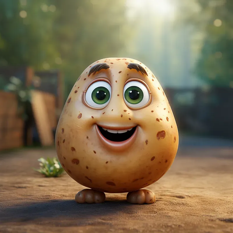 Spicy Toon Pixar Style Fruits And Veggies Midjourney Prompt Promptbase