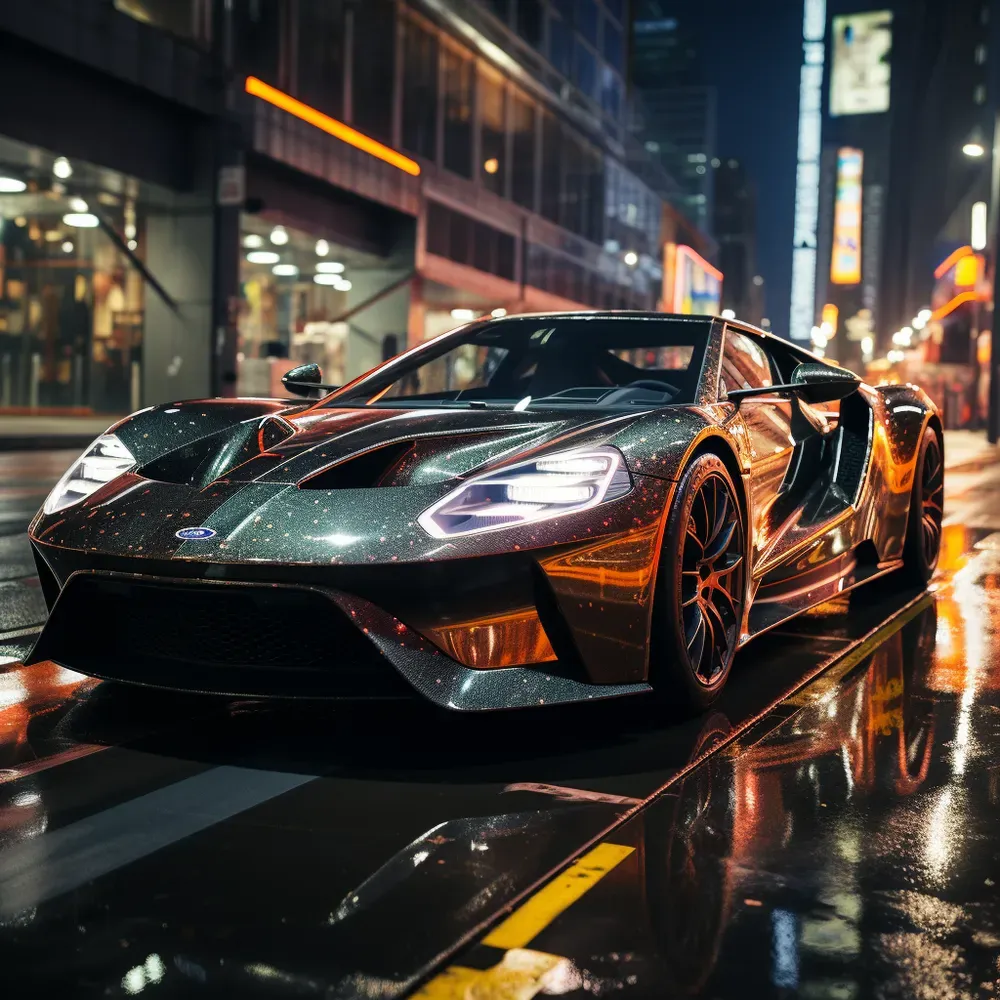 Hypercar City Night Photography Midjourney Prompt | PromptBase