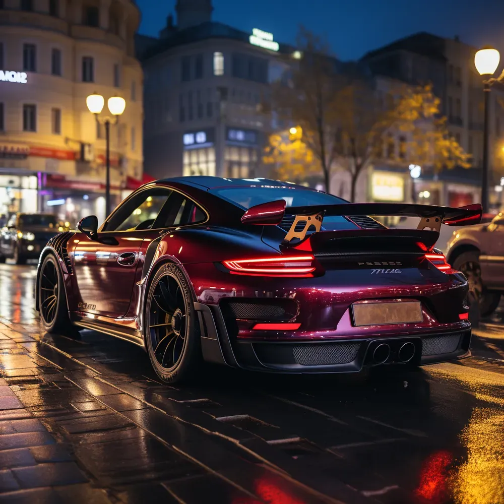 Hypercar City Night Photography Midjourney Prompt | PromptBase