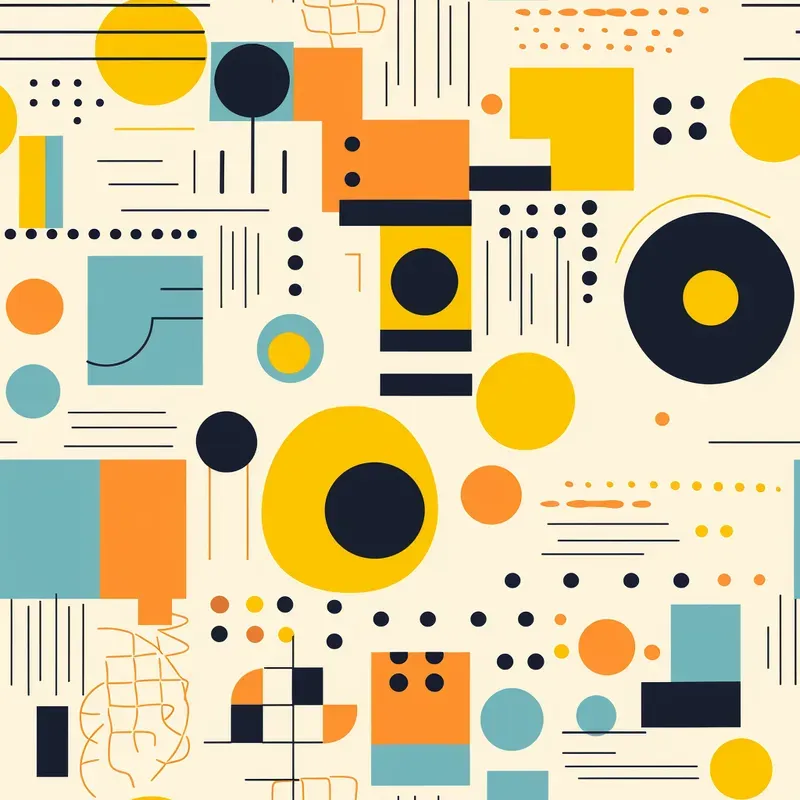 Playful Postmodern Patterns Midjourney Prompt | PromptBase