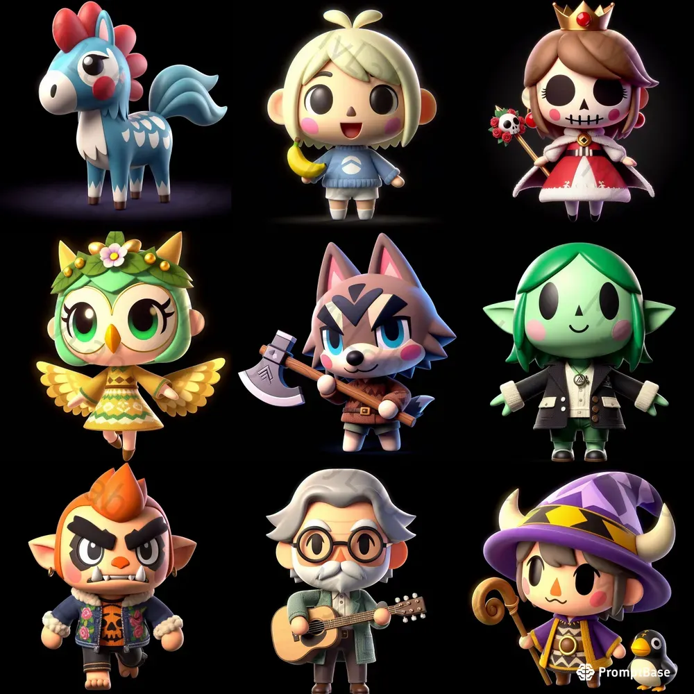 Cute 3D Videogame Avatars DALL·E Prompt | PromptBase