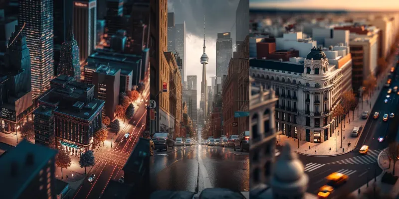 Realistic Cityscapes Midjourney Prompt | PromptBase