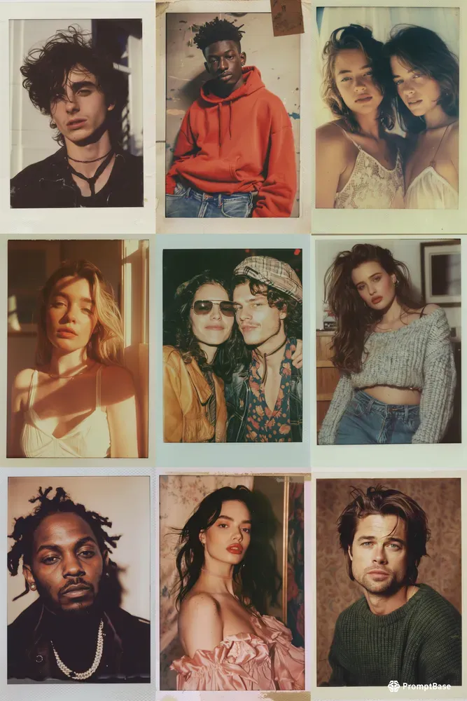 Ultimate Polaroid Portraits Midjourney Prompt | PromptBase