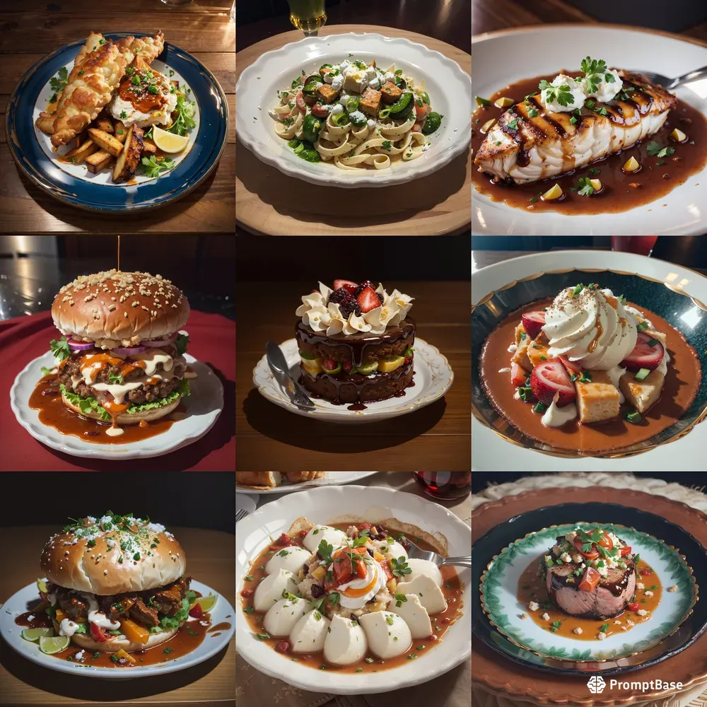 Culinary Food Photographs Leonardo Ai Prompt | PromptBase