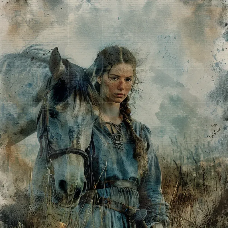 Medieval Watercolor Paintings Midjourney Prompt | PromptBase