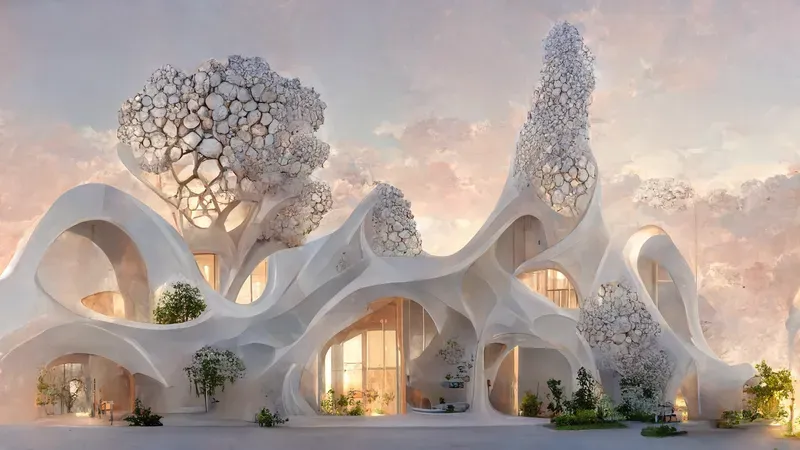 Solar Punk Architectural Villa Midjourney Prompt | PromptBase