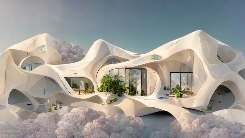 Solar Punk Architectural Villa Midjourney Prompt | PromptBase