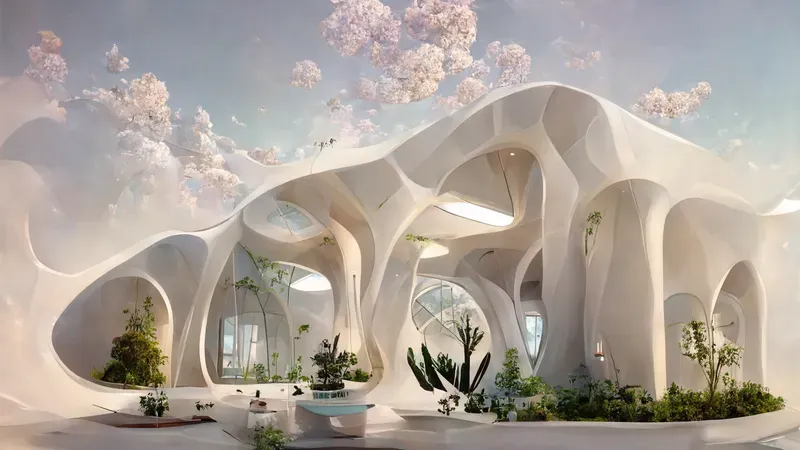 Solar Punk Architectural Villa Midjourney Prompt | PromptBase