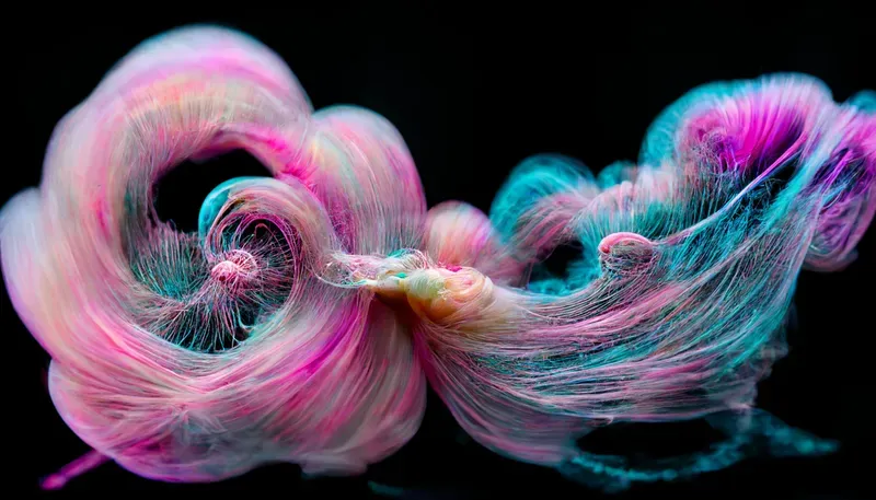 Cotton Candy Fluid Dynamics Midjourney Prompt | PromptBase