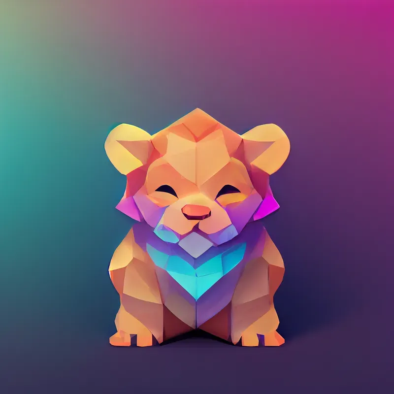 Cute Low Poly Animal Midjourney Prompt | PromptBase