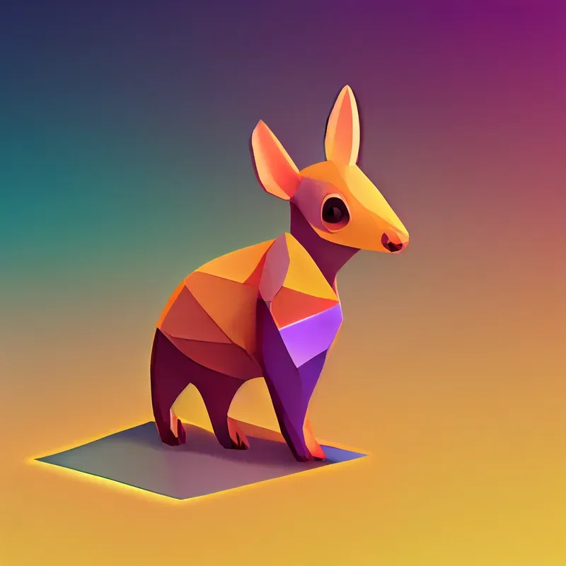 Cute Low Poly Animal Midjourney Prompt | PromptBase