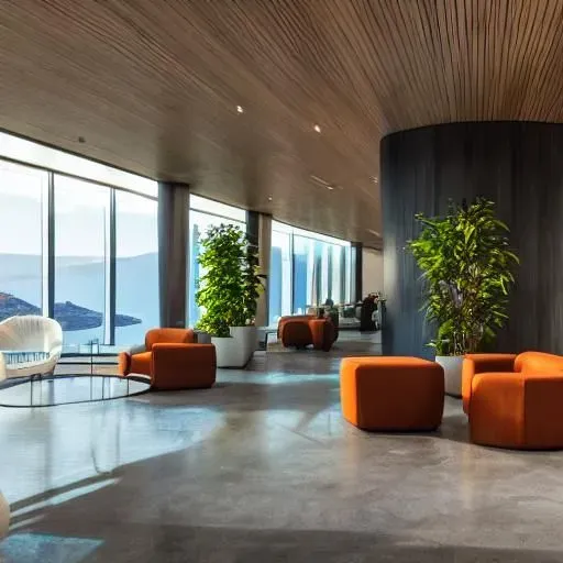 Modern Reception Interiors Prompt | PromptBase