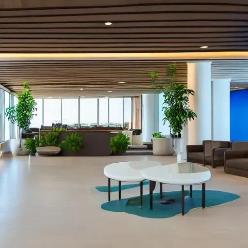 Modern Reception Interiors Prompt | PromptBase