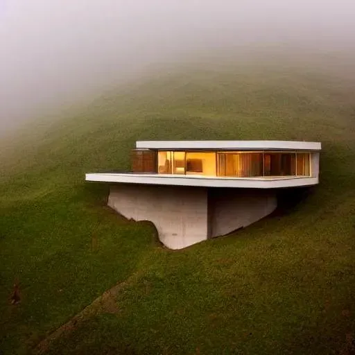 Modern Cliffside House Prompt | PromptBase