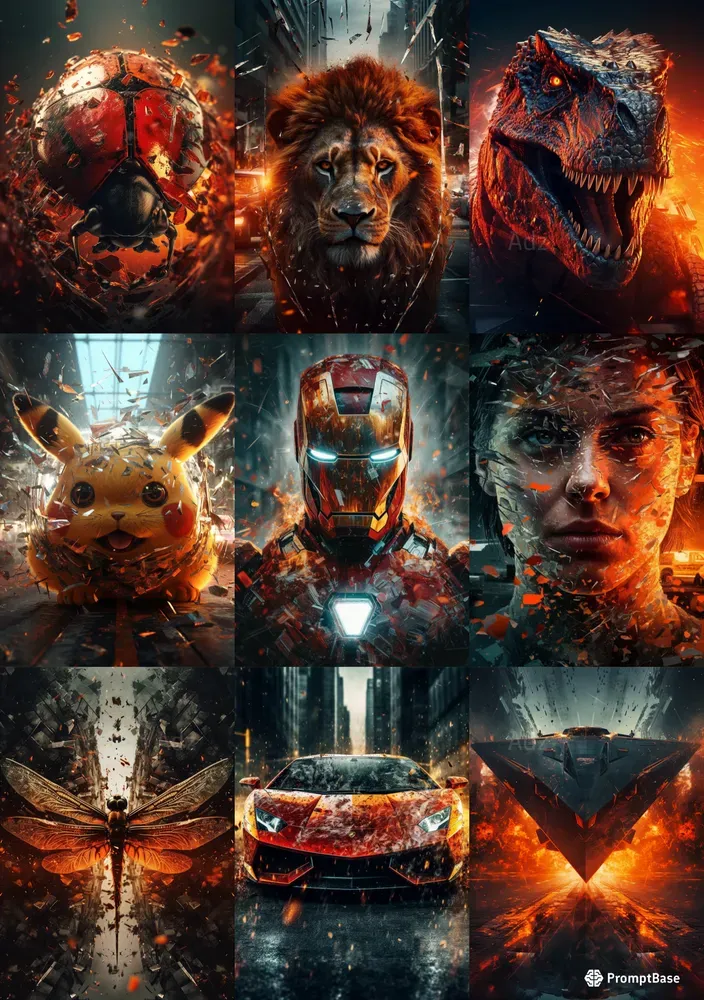 Stunning Cinematic Posters Midjourney Prompt | PromptBase