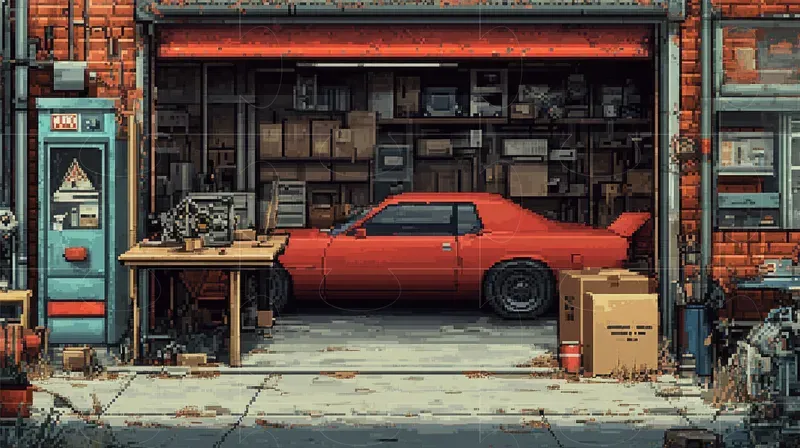 Pixel Art Hidden Object Game Scenes Midjourney Prompt | PromptBase