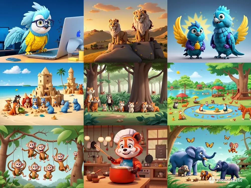 3D Cartoon Imagery Leonardo Ai Prompt | PromptBase