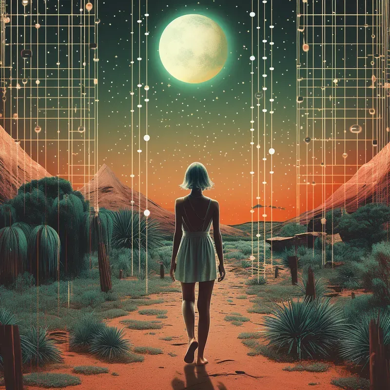 Glitchwave Retro Collage Album Covers Midjourney Prompt | PromptBase