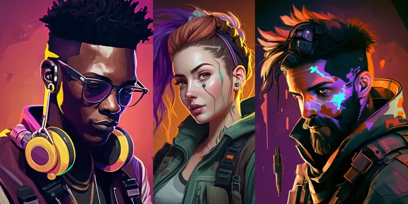 Fortnite Character Portraits Midjourney Prompt | PromptBase