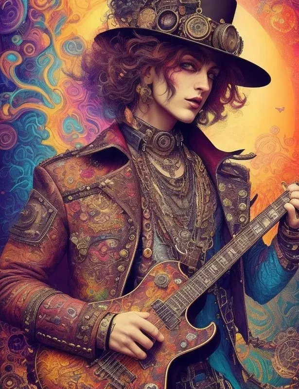 Psychedelic Art Meet Steampunk Leonardo Ai Prompt | PromptBase