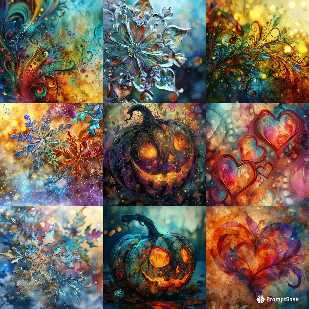 Elegant Parchment Patterns Midjourney Prompt | PromptBase